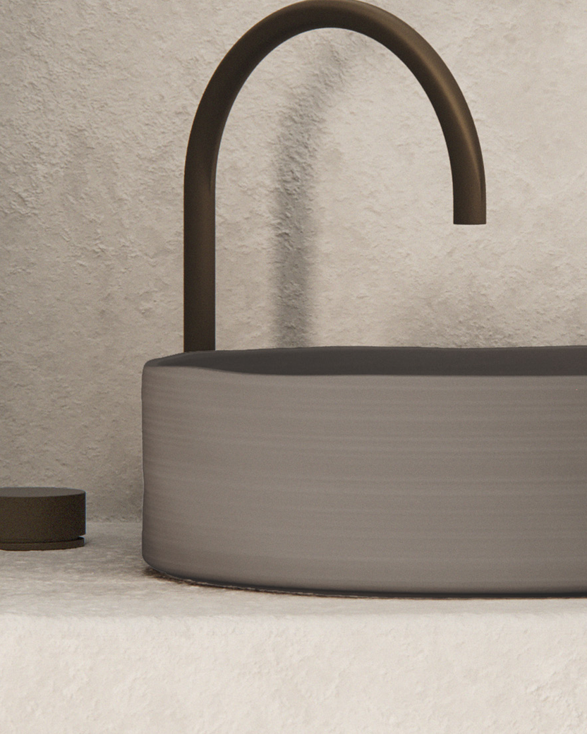 Slip Basin in Mid Tone Grey | Nood Co