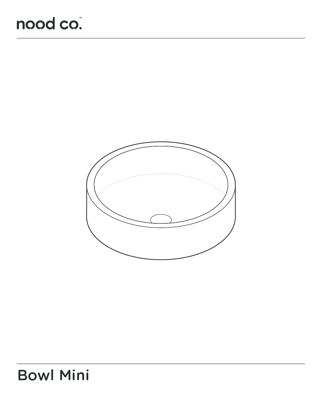 Mini Bowl Basin (Karri) – Nood Co