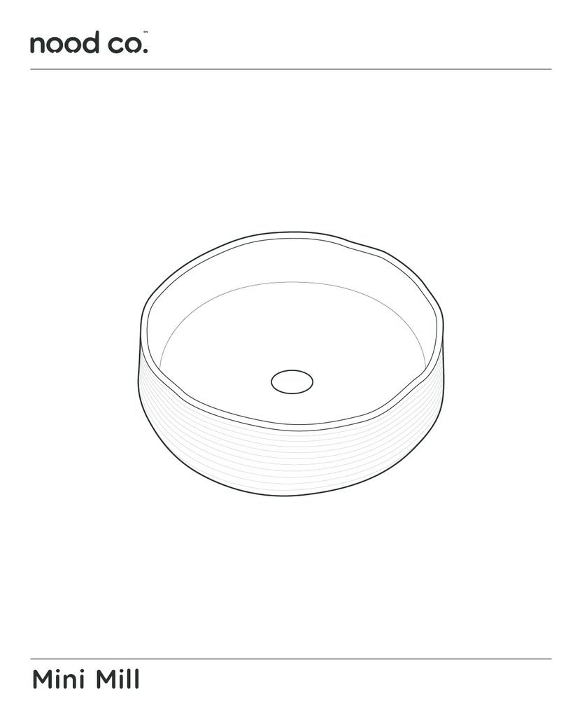 Mini Mill Basin in Sand | Nood Co