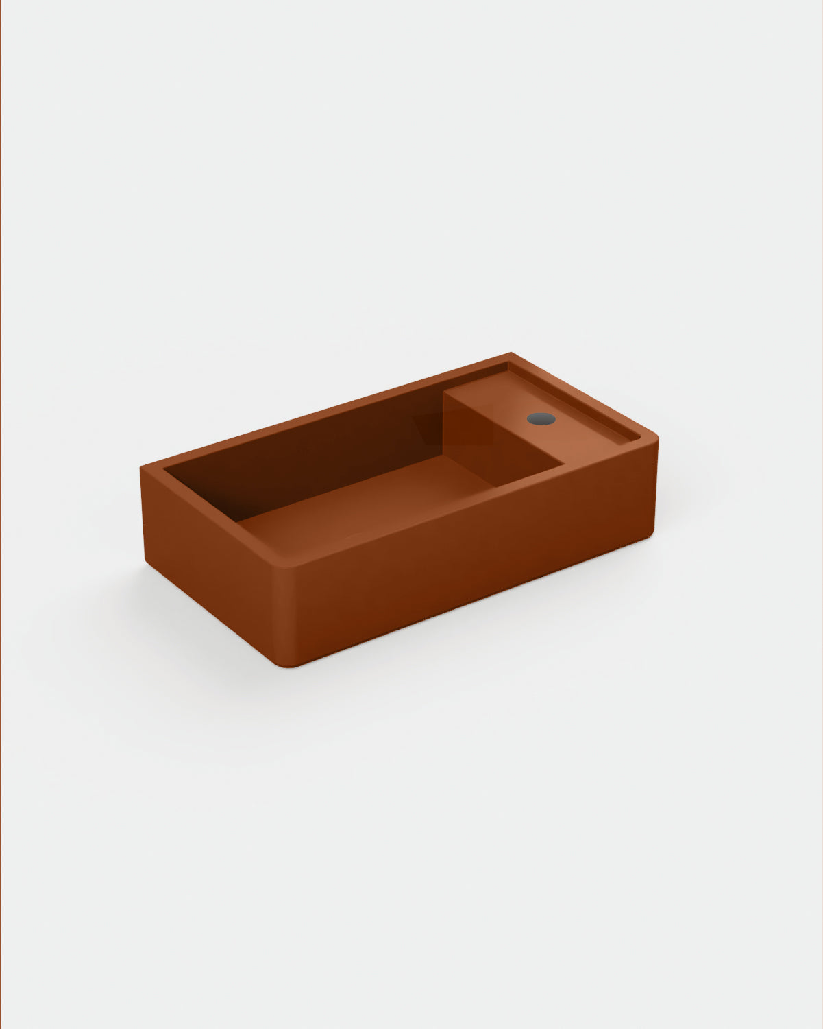 Shelf 02 Basin in Rust | Nood Co