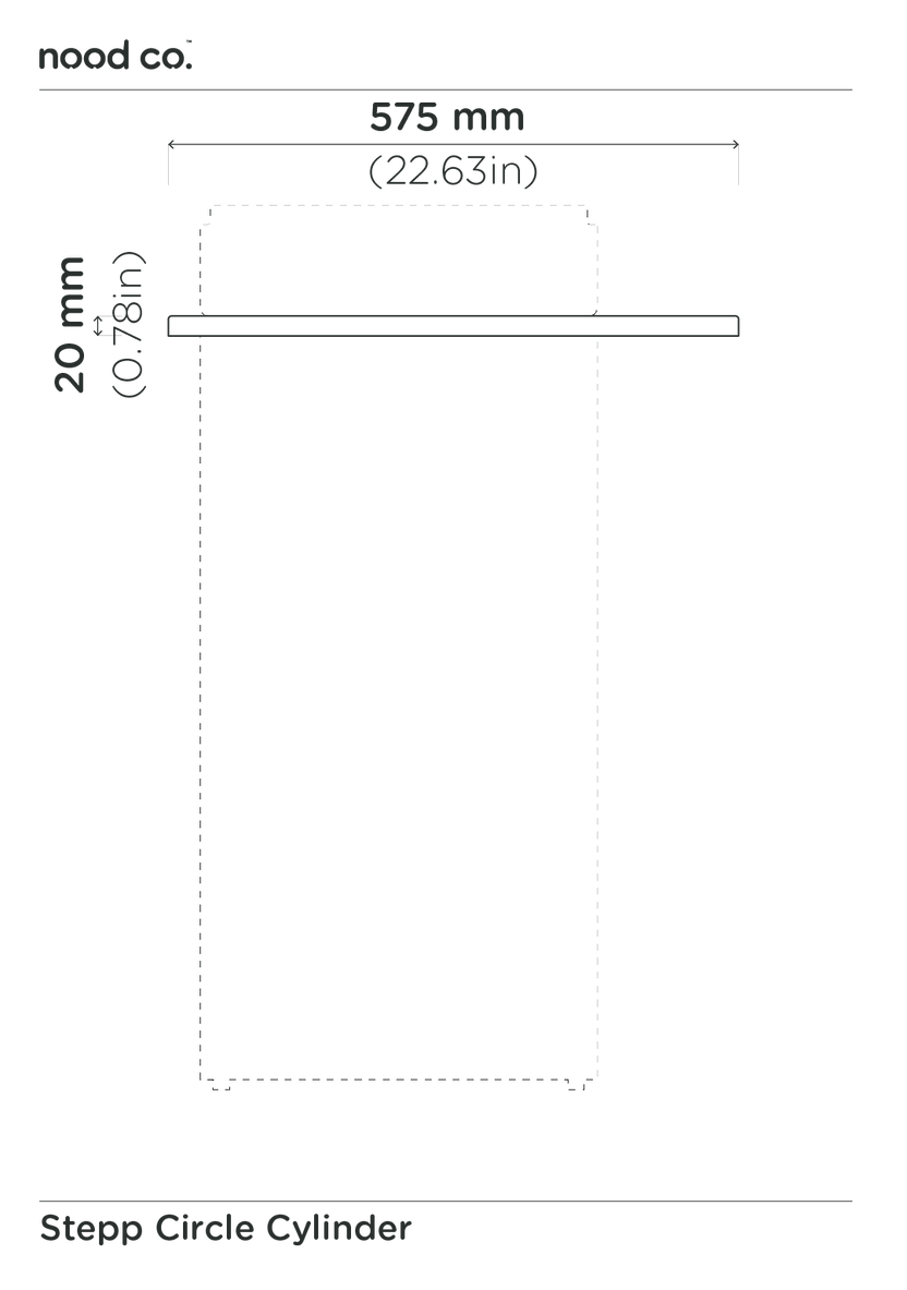 Cylinder - Stepp Circle Basin in Mid Tone Grey | Nood Co