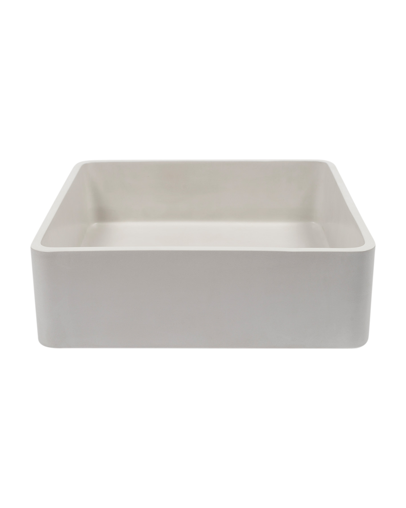 Vesl Square Basin in Ivory | Nood Co