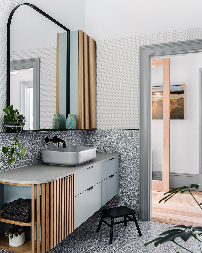 Cube Basin in Sky Grey | Nood Co