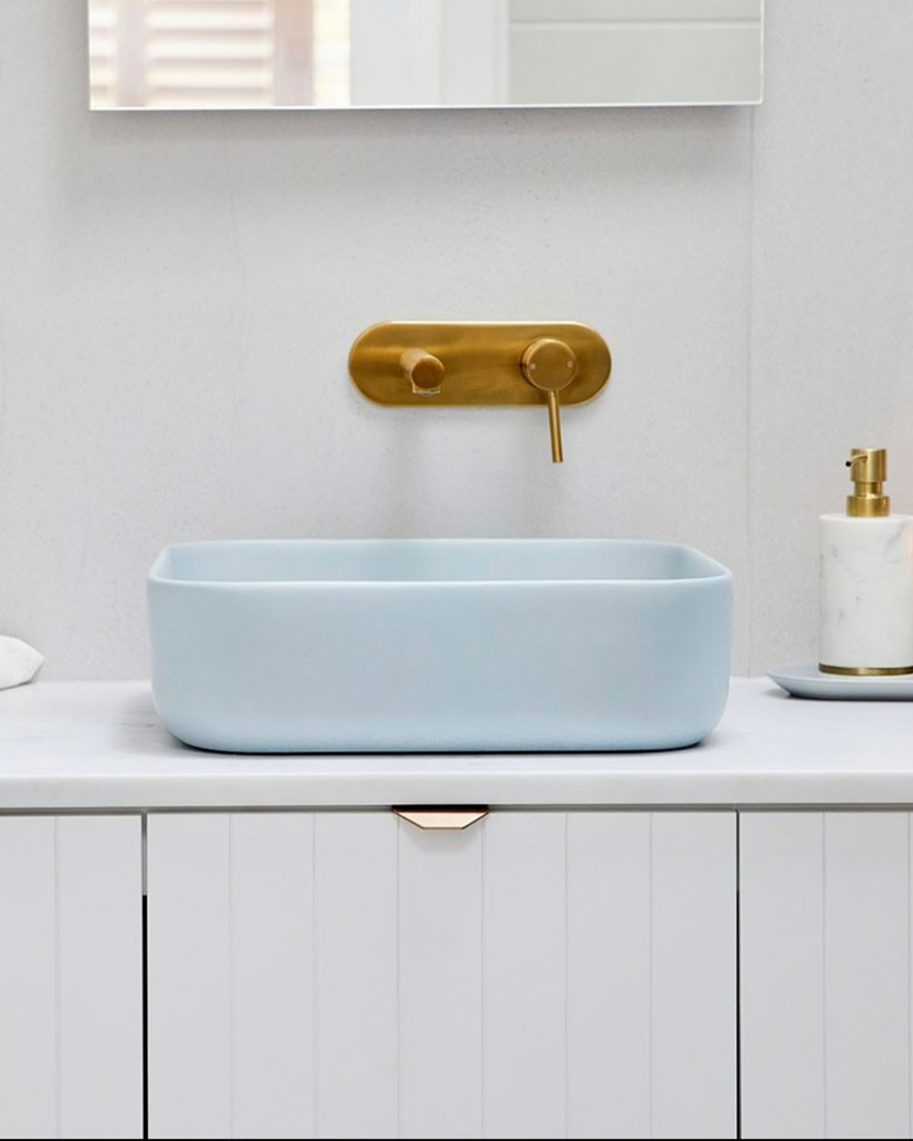 Cube Basin in Powder Blue | Nood Co