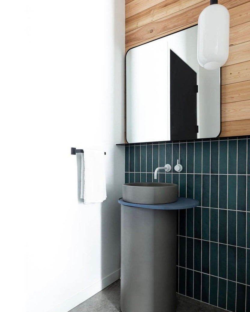 Cylinder - Bowl Basin in Mushroom | Nood Co