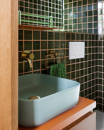 Cube Basin in Powder Blue | Nood Co